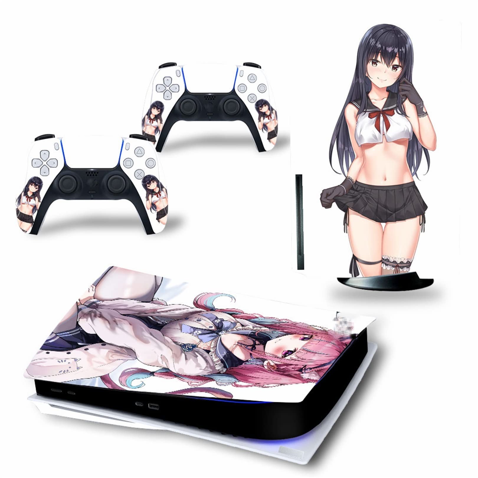 Top factory BUCEN for PS5 Skin Disc Edition & Digital Edition Console and Controller Vinyl Cover Skins Wraps Scratch Resistant, Compatible with for PS5 537763 Anti Scratch (Size : Digital Edition)