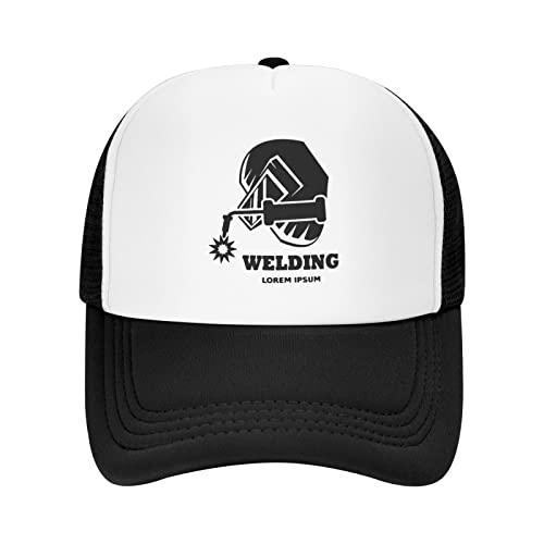 ryewry Welder Tool Vector Design Welding Torch Stock Vector Baseball Cap Adjustable Funny Mesh Cap Dad Hat Unisex