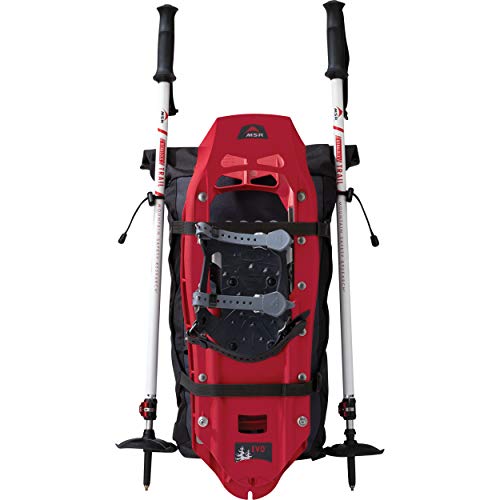 MSR Evo Trail Snowshoe Kit with Trekking Poles and Seat-Cushion Backpack
