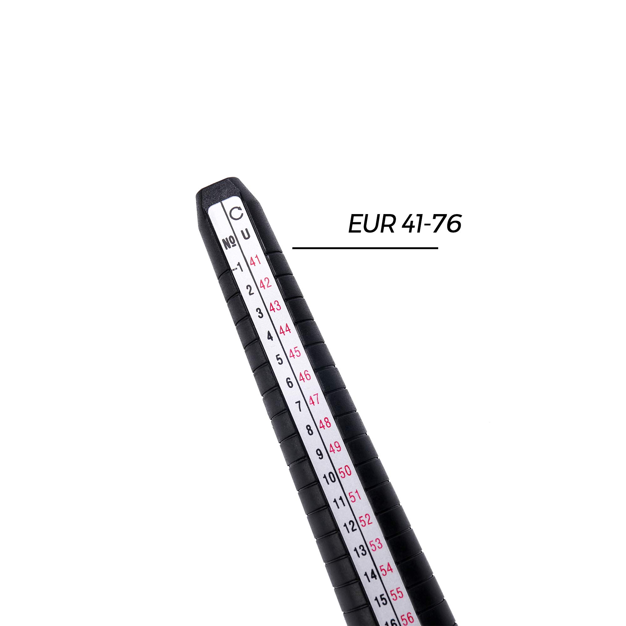 MISURALL Ring Mandrel Sizer Gauge Tool US Size 2-15 EUR Size 41-76&Ring Sizer Set Size 1-13 with Half Size Ring Gauge Ring Size Measuring Tool 27 Pieces