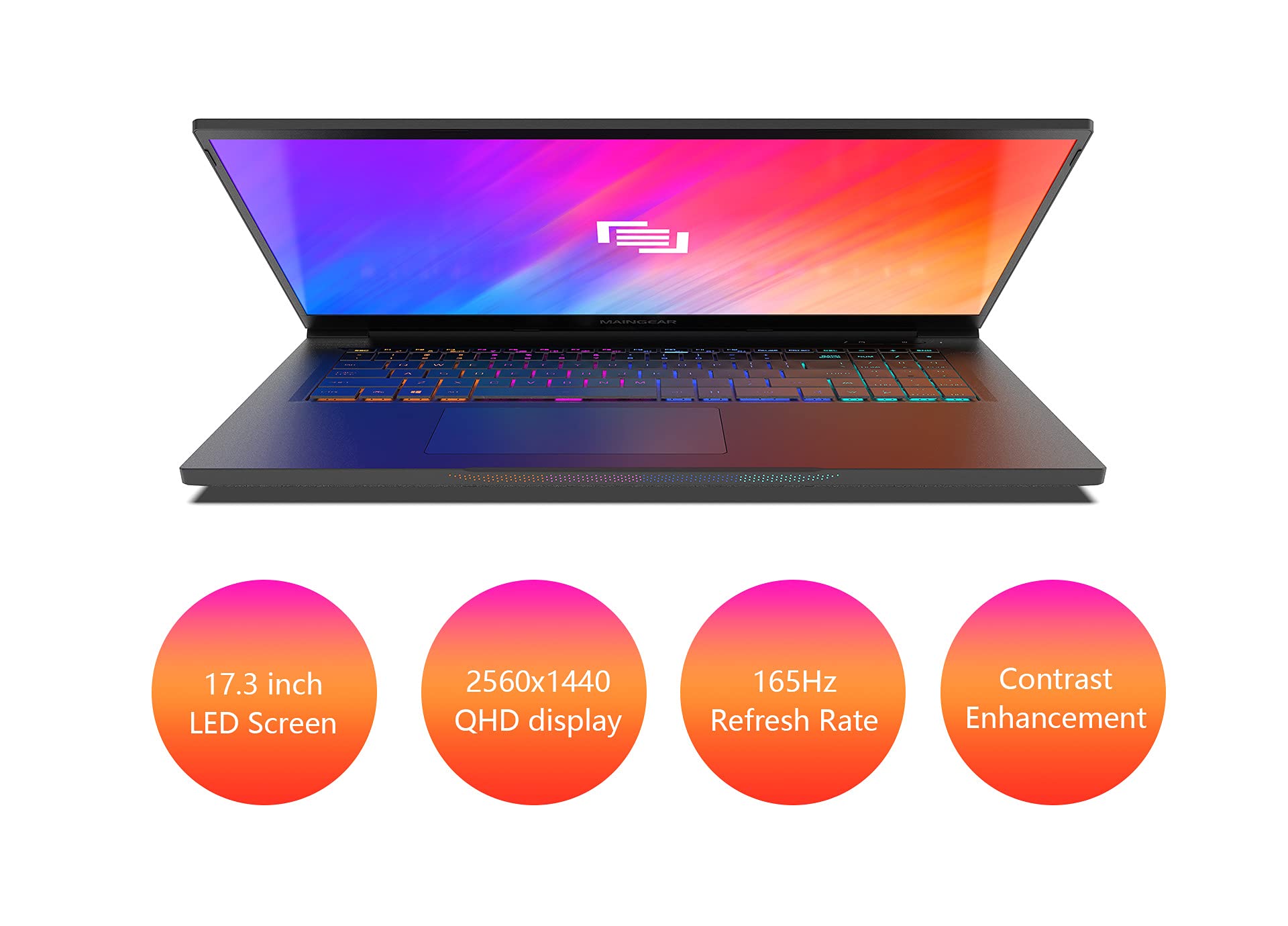 MAINGEAR Vector Pro (2021) 17.3 inch RTX 3070 Gaming Laptop, AMD Ryzen 9 5900HX Processor, NVIDIA GeForce RTX 3070 8GB GPU, 17.3 inch 165Hz QHD Display, 32GB DDR4 RAM, 1TB NVMe SSD, Windows 10 Pro