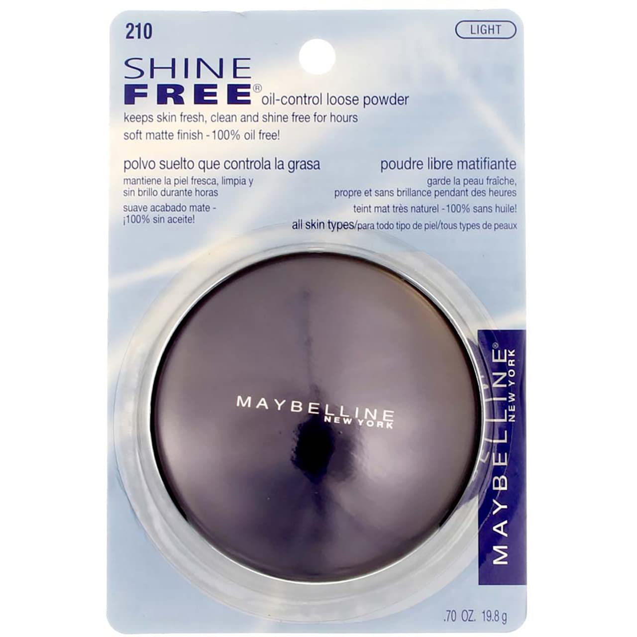 Maybelline New York Shine Free Oil Control Loose Powder Light [210] 0.7 oz.