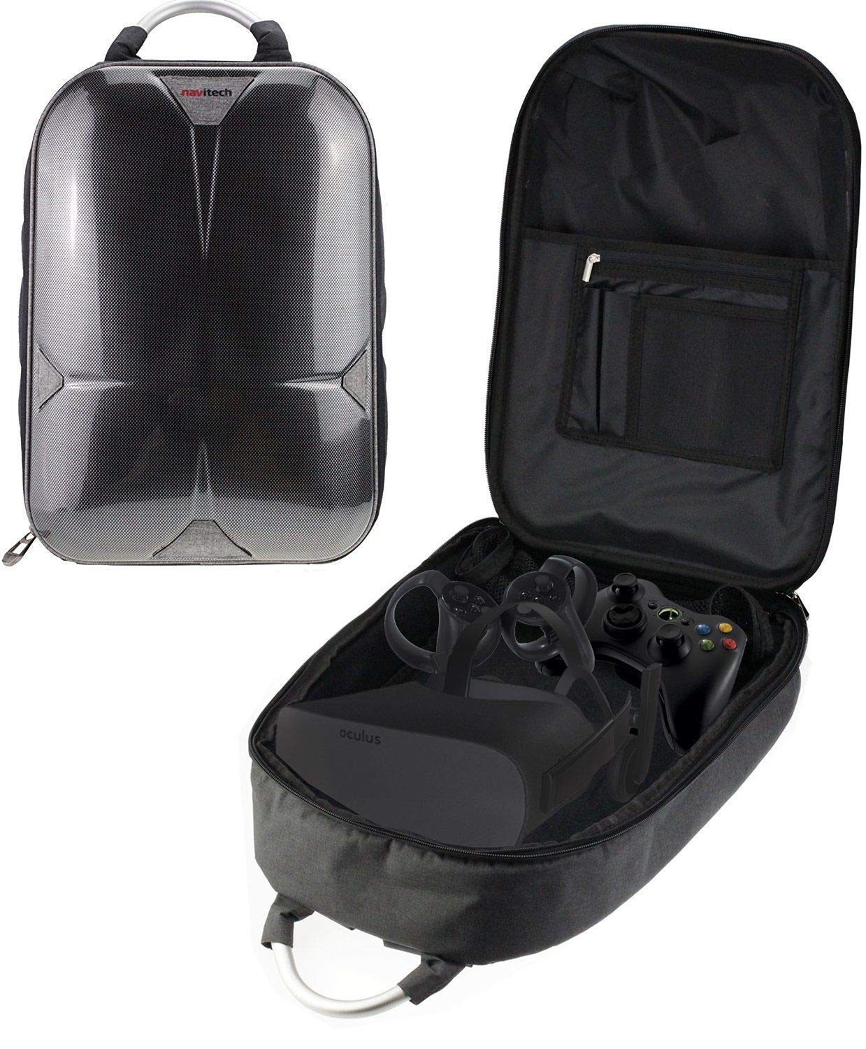 Navitech Rugged Grey Backpack/Rucksack/Travel Case Comaptible With The HP Reverb VR Headset [video game]