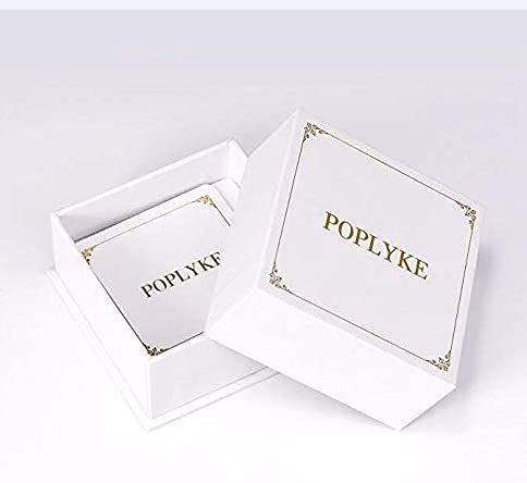 POPLYKE Wolf Moon Ring for Women 925 Sterling Silver Crescent Moon Wolf Ring Jewelry Gifts for Women