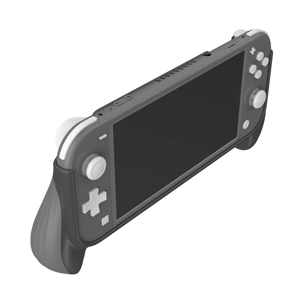 MOSISO Hand Grip Case, Ergonomic Comfortable Controller Thumb Handle Grip Case Compatible with Nintendo Switch Lite (July 2019 Released 5.5 inch), Protective Portable Carrying Hard Shell Cover, Black