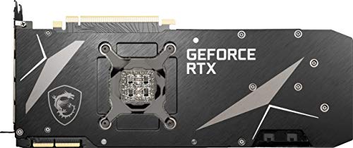 MSI Gaming GeForce RTX 3090 24GB GDRR6X 384-Bit HDMI/DP Nvlink Torx Fan 3 Ampere Architecture OC Graphics Card (VENTUS 3X 24G OC)