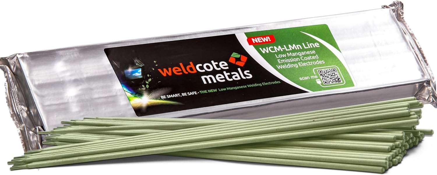 Weldcote Metals E 6013 Welding Rod 3/32 for Safer Welding, Low Manganese Emission Patented Stick Welding Rods, Vacuum Pack (5 lbs) - Made in Israel