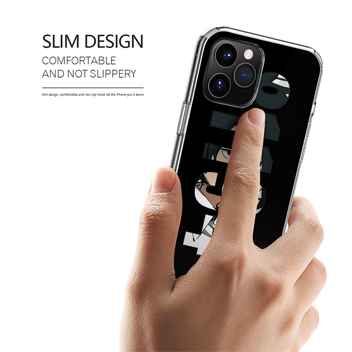 Phone Case Compatible with iPhone Norman Pro Max and Mini Ray X Looking 12 for Xs Promised 11 Neverland.which Plus One 7 is 8 Your Xr Favorite Se 2020 6 Accessories Waterproof Scratch, Transparent