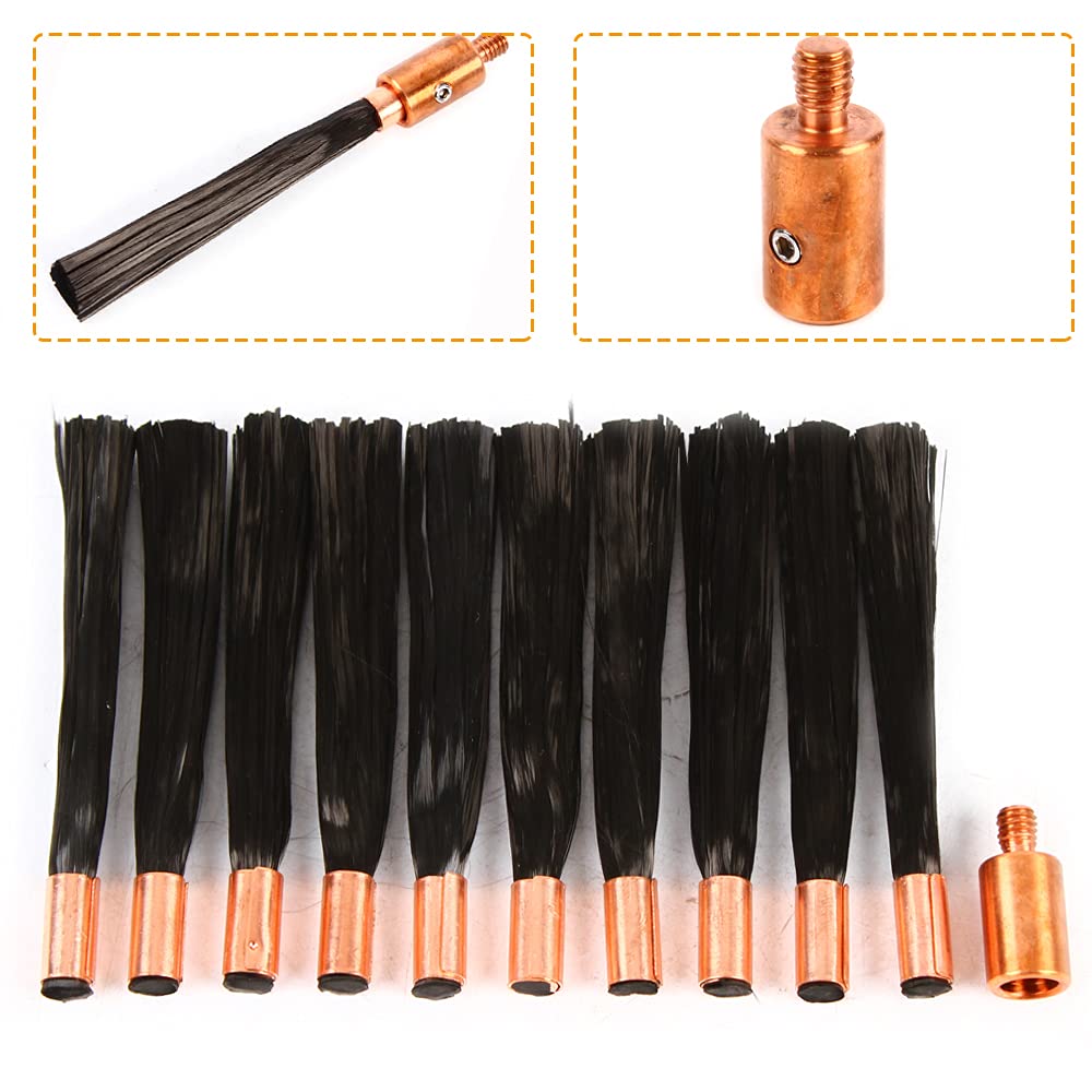 Welding Bead Processing Machine M6 Stainless Steel Weld Bead Processor Cleaner Tool Polishing Brush Head Set for Cleaning The Weld Bead