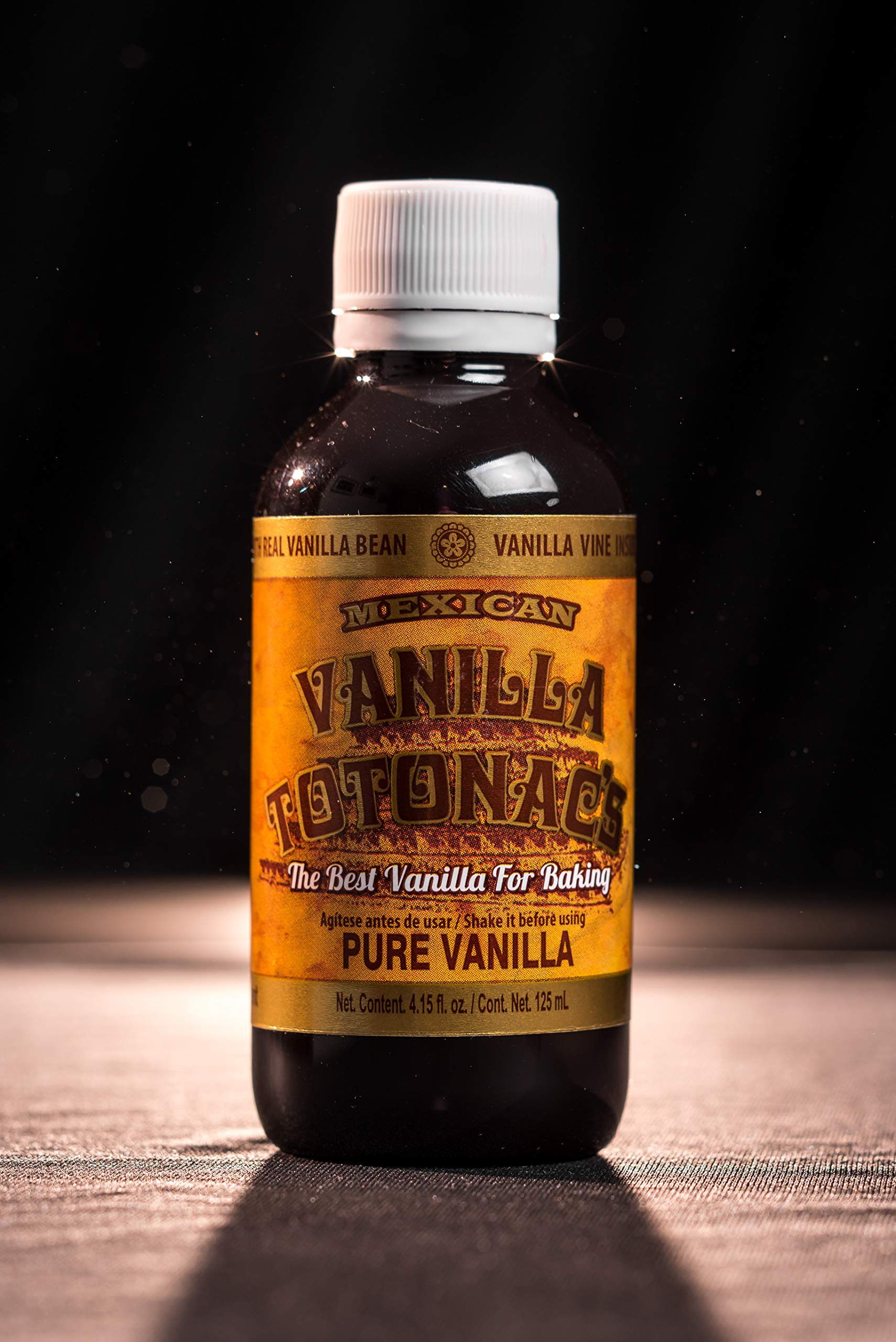 Mexican Vanilla Totonac’s - 4.15 Oz (125mL) Bottle - Pure Vanilla Extract