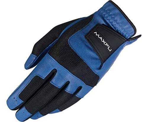 Maxfli Mens Universal Fit One Size Color Golf Gloves (Blue)