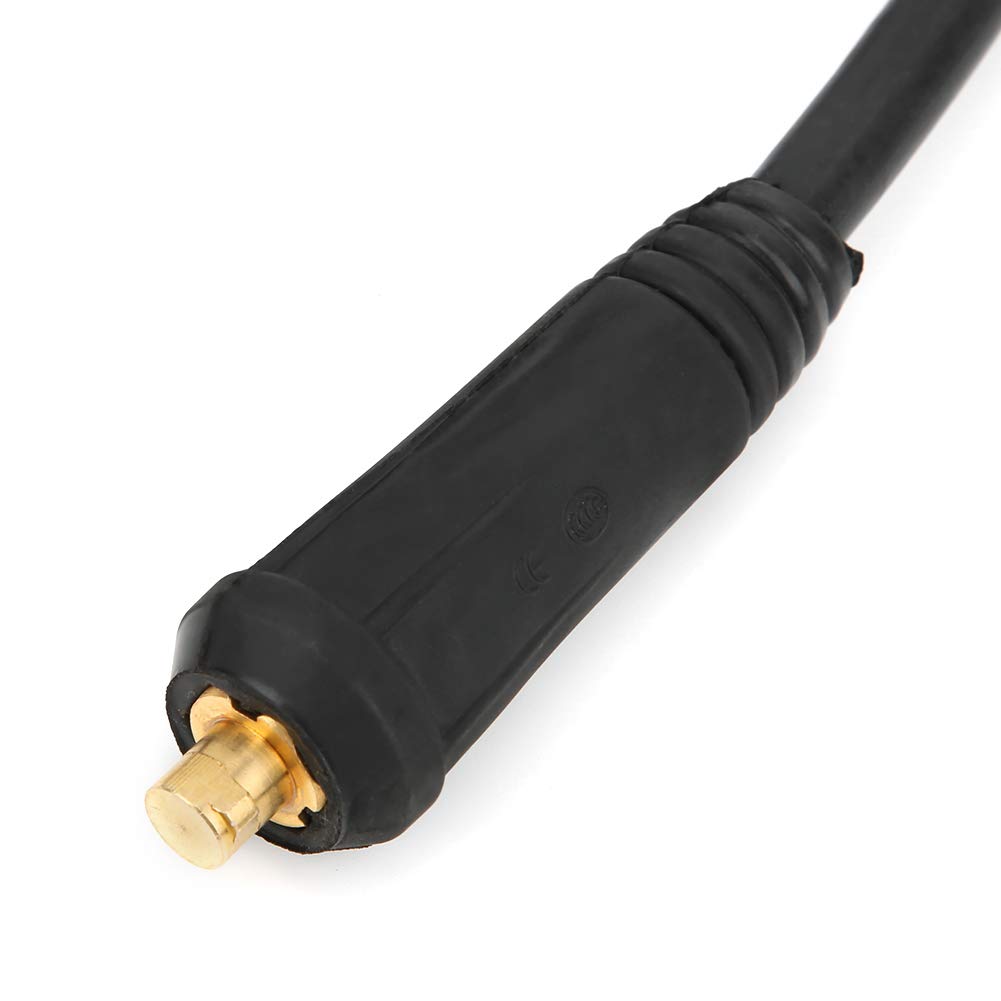 Welding Ground Clamp Lead Assembly, TIG Plasma A Type Grounding Clip 260A Welding Brass Ground Clamp MMA ARC Welder Earth Clamp 3Meter 25mm²