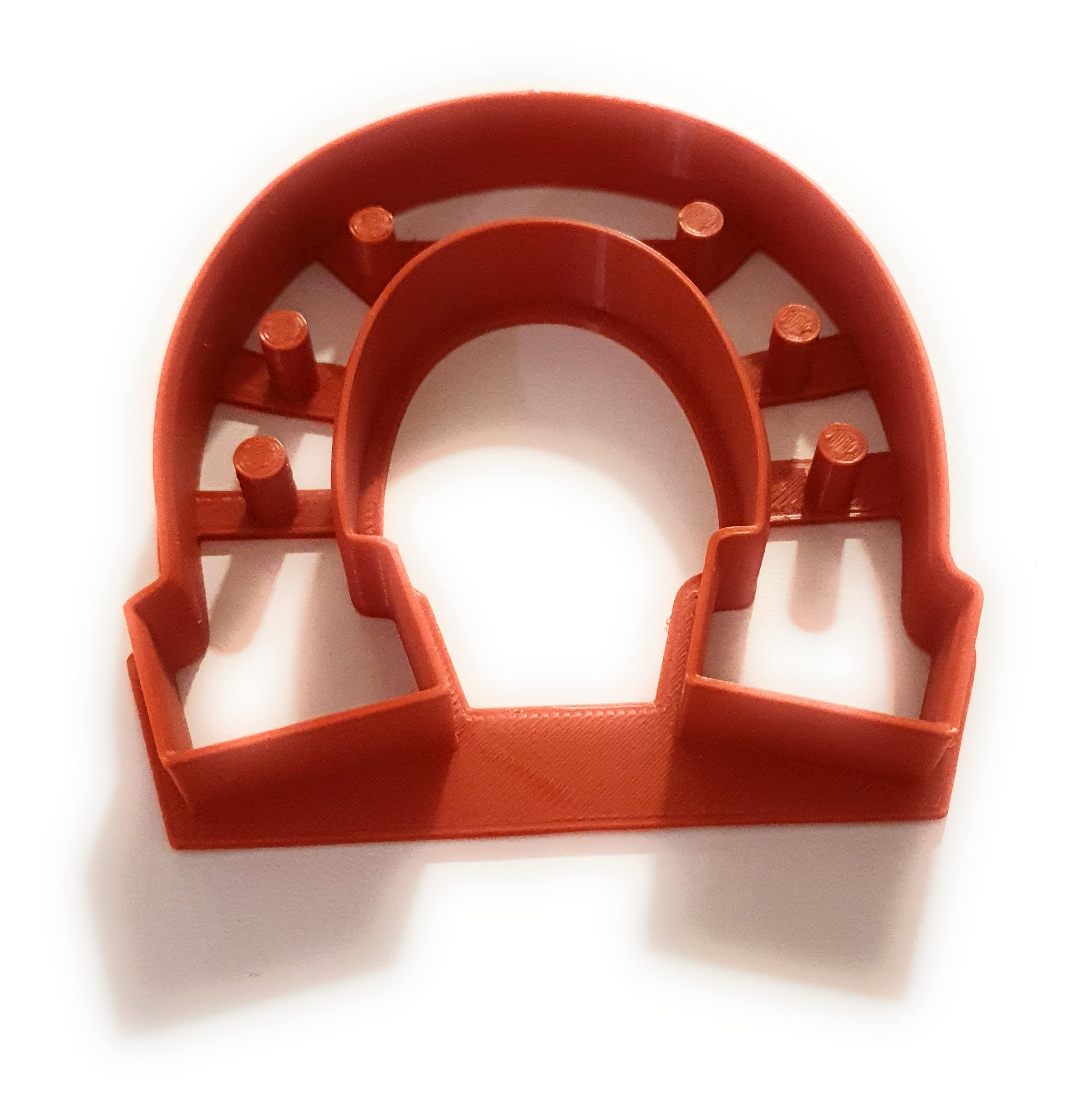 T3D Cookie Cutters Horseshoe Cookie Cutter, Suitable for Cakes Biscuit and Fondant Cookie Mold for Homemade Treats 3.53*3.49*0.55inch