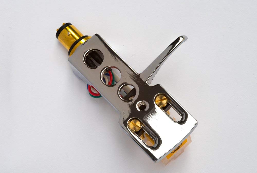 Mirror Chrome plated Headshell, mount with cartridge and stylus, needle for Stanton T 50, T 52, T 55 usb, T 60, T 62, T 80, T 92, T92 usb, T 120, ST 100, ST 150