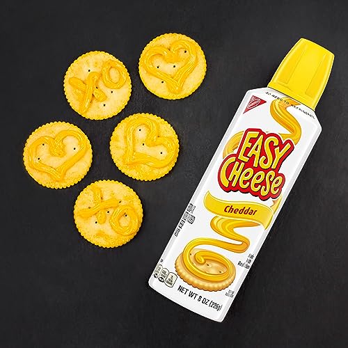 RITZ Original Crackers and Easy Cheese Cheddar Snack Variety Pack, 1 Family Size Box & 2 Cans