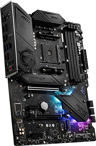 MSI MPG B550 GAMING PLUS Gaming Motherboard (AMD AM4, DDR4, PCIe 4.0, SATA 6Gb/s, M.2, USB 3.2 Gen 2, HDMI/DP, ATX)