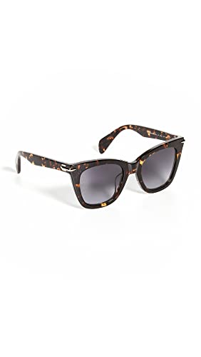 rag & bone Women's Narrow Sunglasses, Grey Shaded, One Size