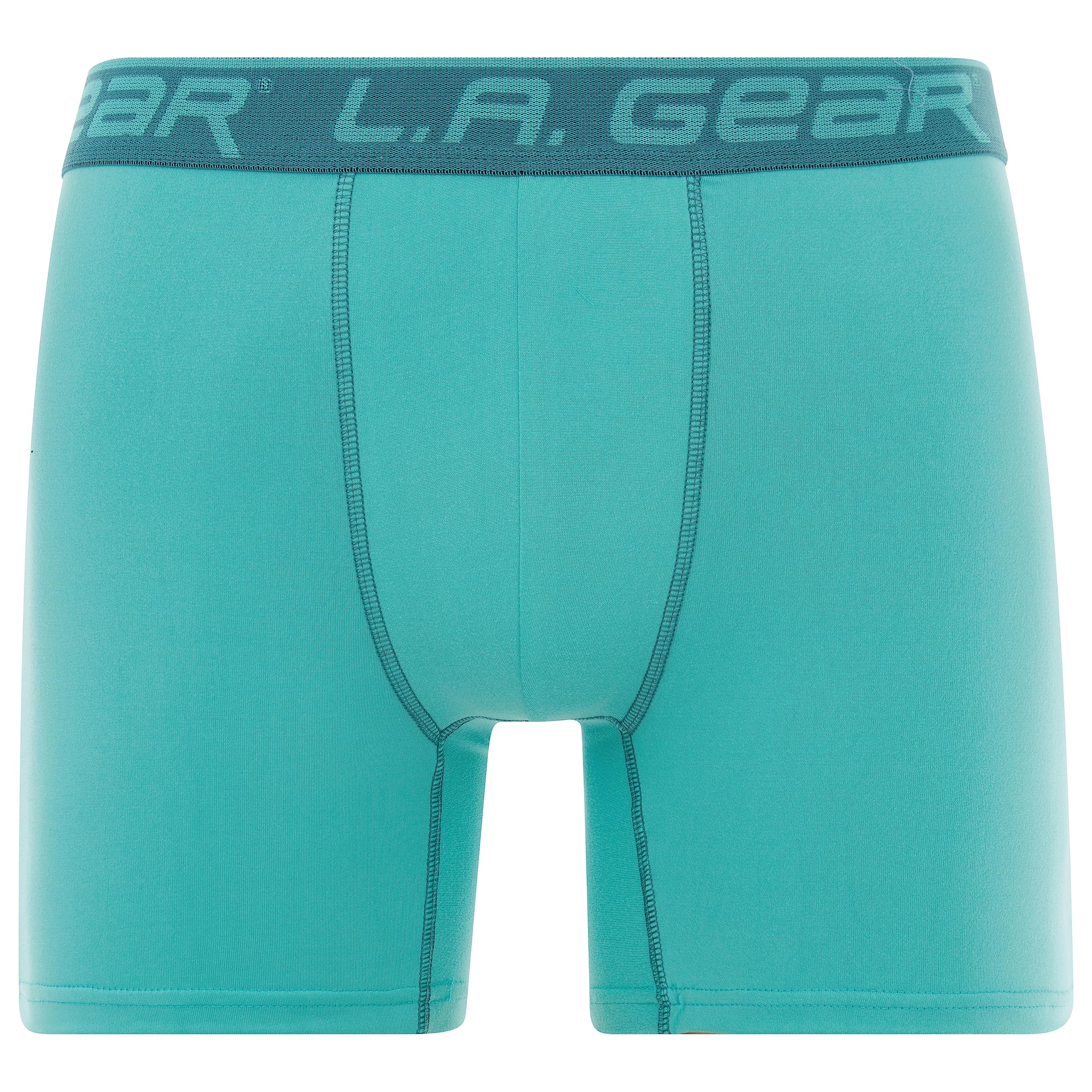 L.A. Gear Mens Athletic Underwear, 5-Pack Cotton Stretch Performance Boxer Briefs, Breathable Sport Underpants, Multicolor/S