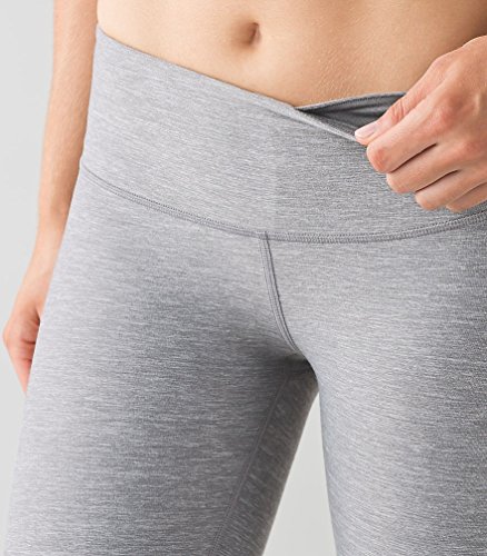 lululemon Wunder Under Pant III Full On Luon Yoga Pants (Heathered Slate, 10)