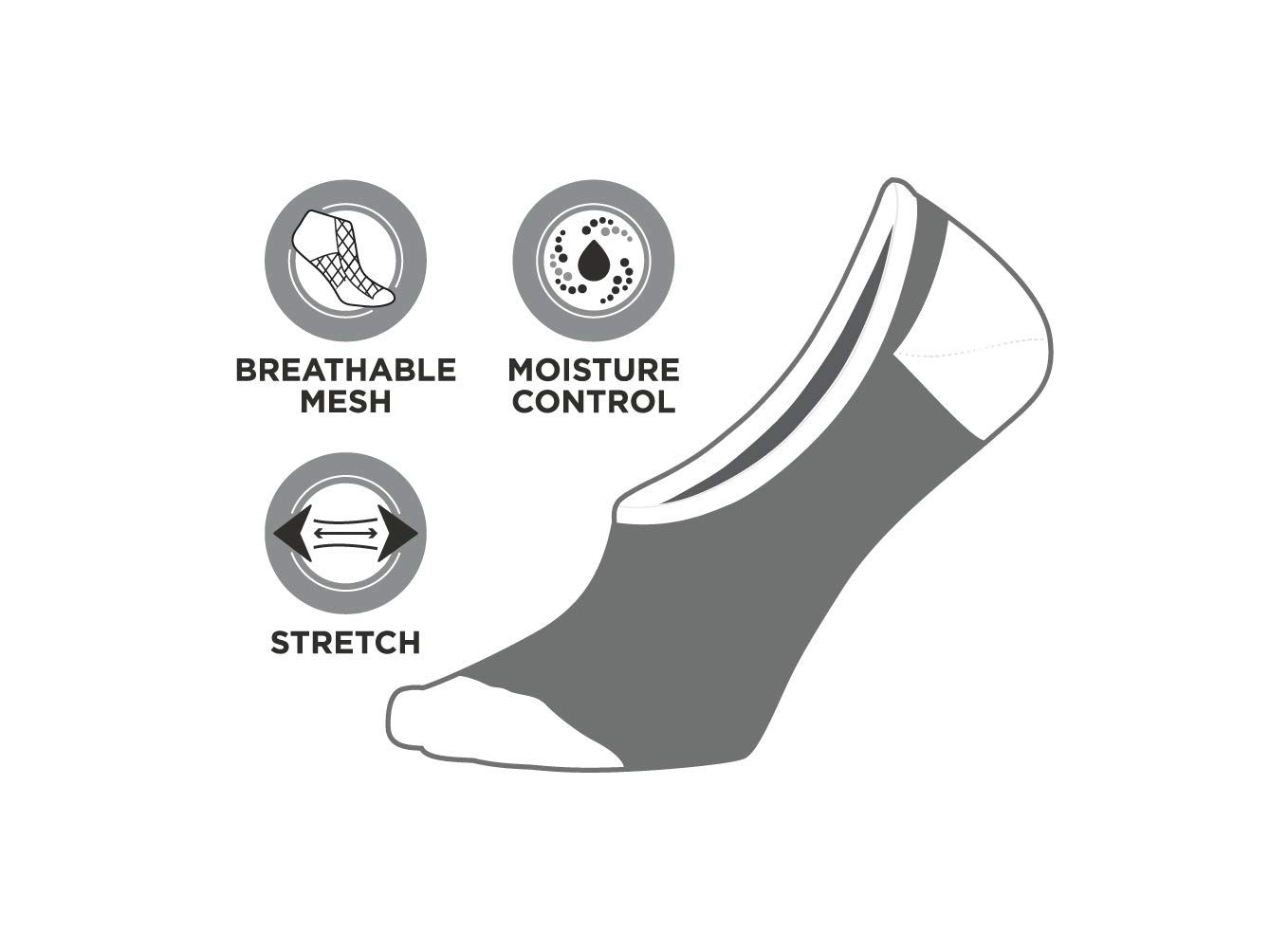 New Balance Men''s Athletic Arch Compression Cushioned Low Cut Solid Socks (12 Pack), Size 6-12.5, NavyGrey 2