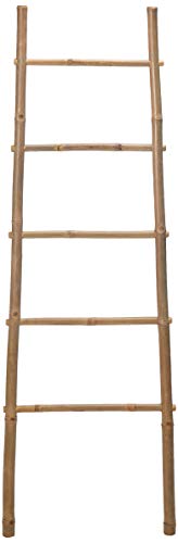 Master Garden Products Bamboo Ladder Rack, 60H", Yellow