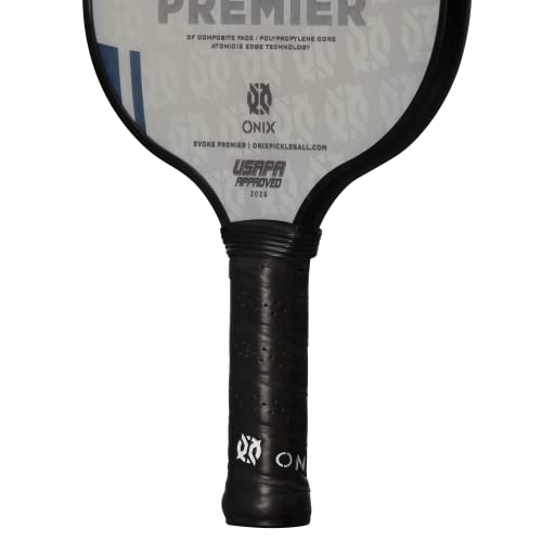 ONIX Evoke Premier Pickleball Paddle, Blue, standard weight