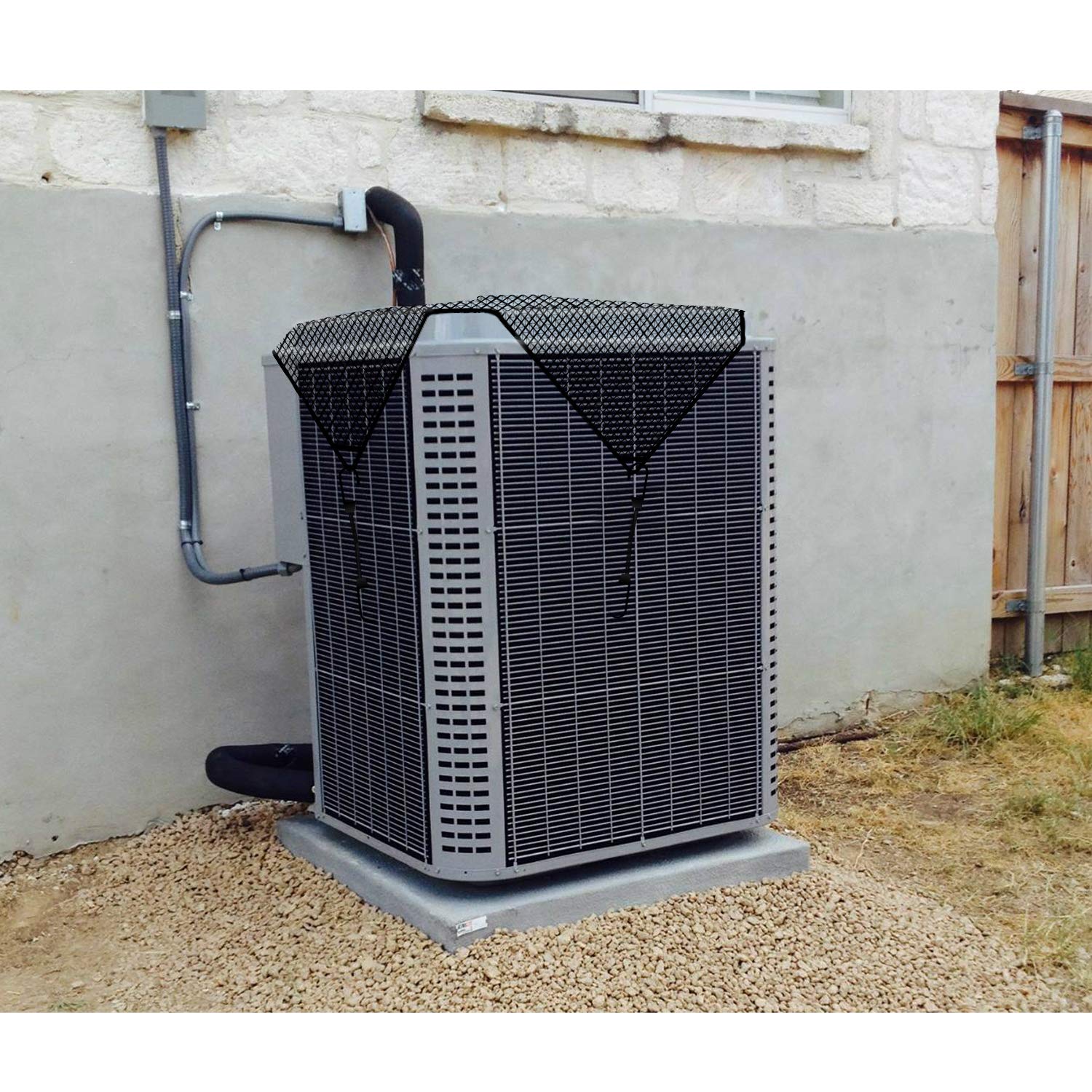 Patio Air Conditioner Covers for Outside Units Outdoor AC Cover Unit Defender Compressor Cover Top 28''x28''