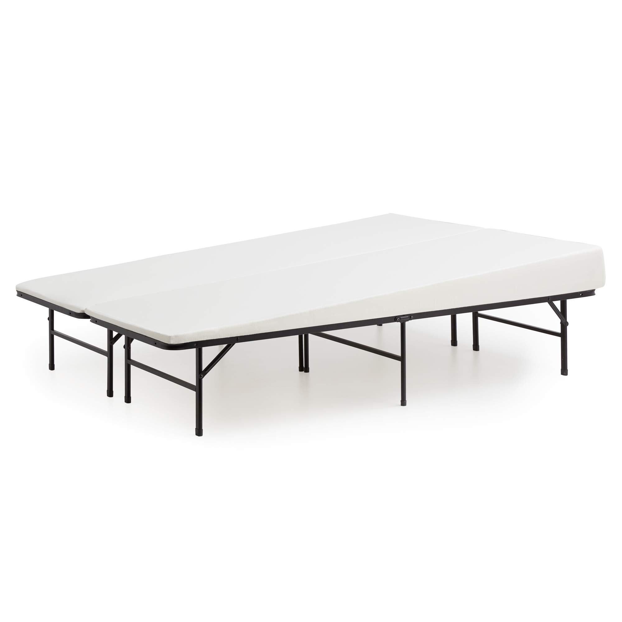 LUCID Mattress Elevator Base - Affordable Adjustable Base Alternative - 5-Inch Lift,White