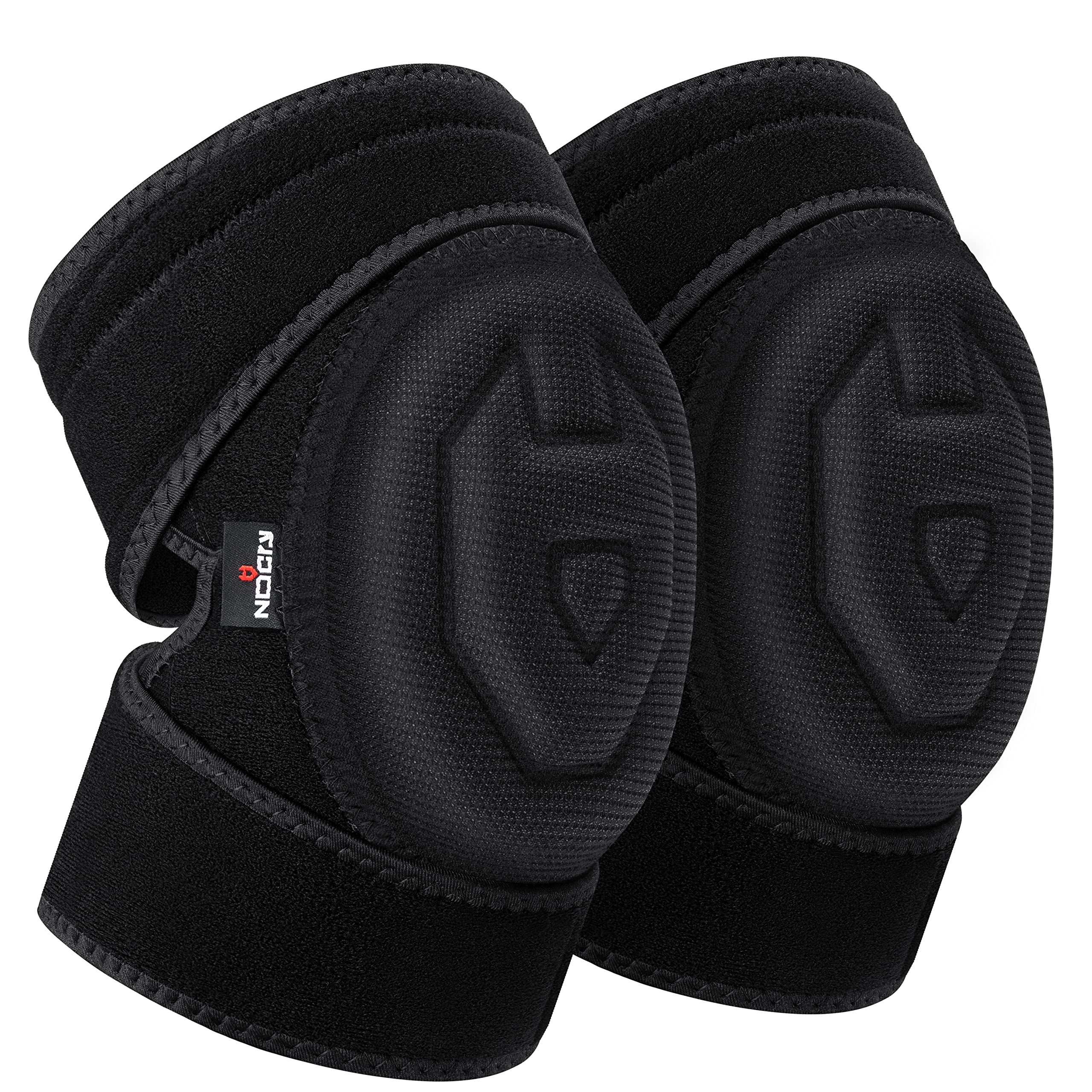 NoCry Gardening and Cleaning Foam Knee Pads for Men and Women with Two Strong, Adjustable Straps, Thick, Comfortable, Waterproof Cushion and a Soft Inner Liner. Green