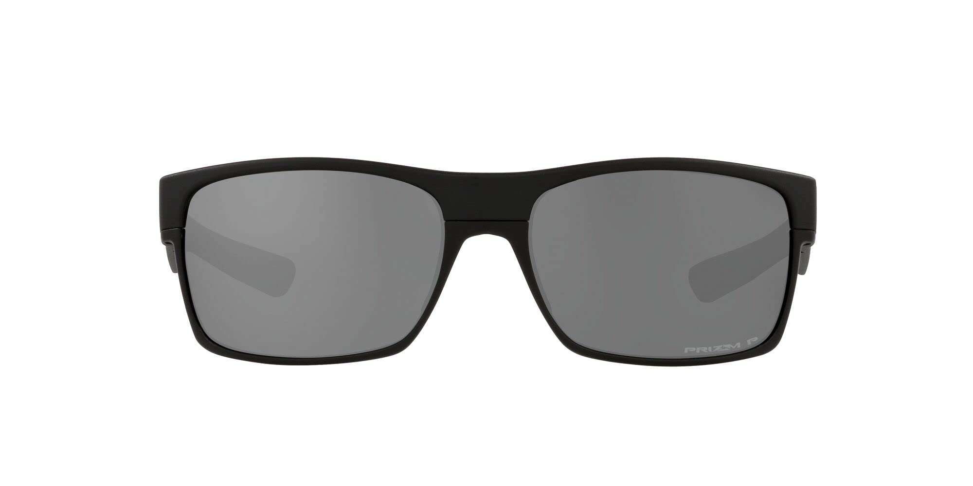 Oakley Men's OO9189 Twoface Square Sunglasses, Matte Black/Prizm Black Polarized, 60 mm