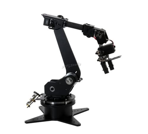 XYGStudy Wireless Control High-Torque Serial Bus Servo Desktop Robotic Arm Kit for Raspberry Pi and Jetson Nano, Based On ESP32, 5-DOF, Supports WiFi and UART Communication