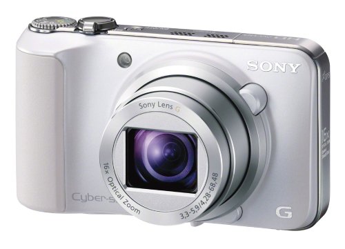 Sony Cyber-shot DSC-HX10V 18.2 MP Exmor R CMOS Digital Camera with 16x Optical Zoom and 3.0-inch LCD (White) (2012 Model)