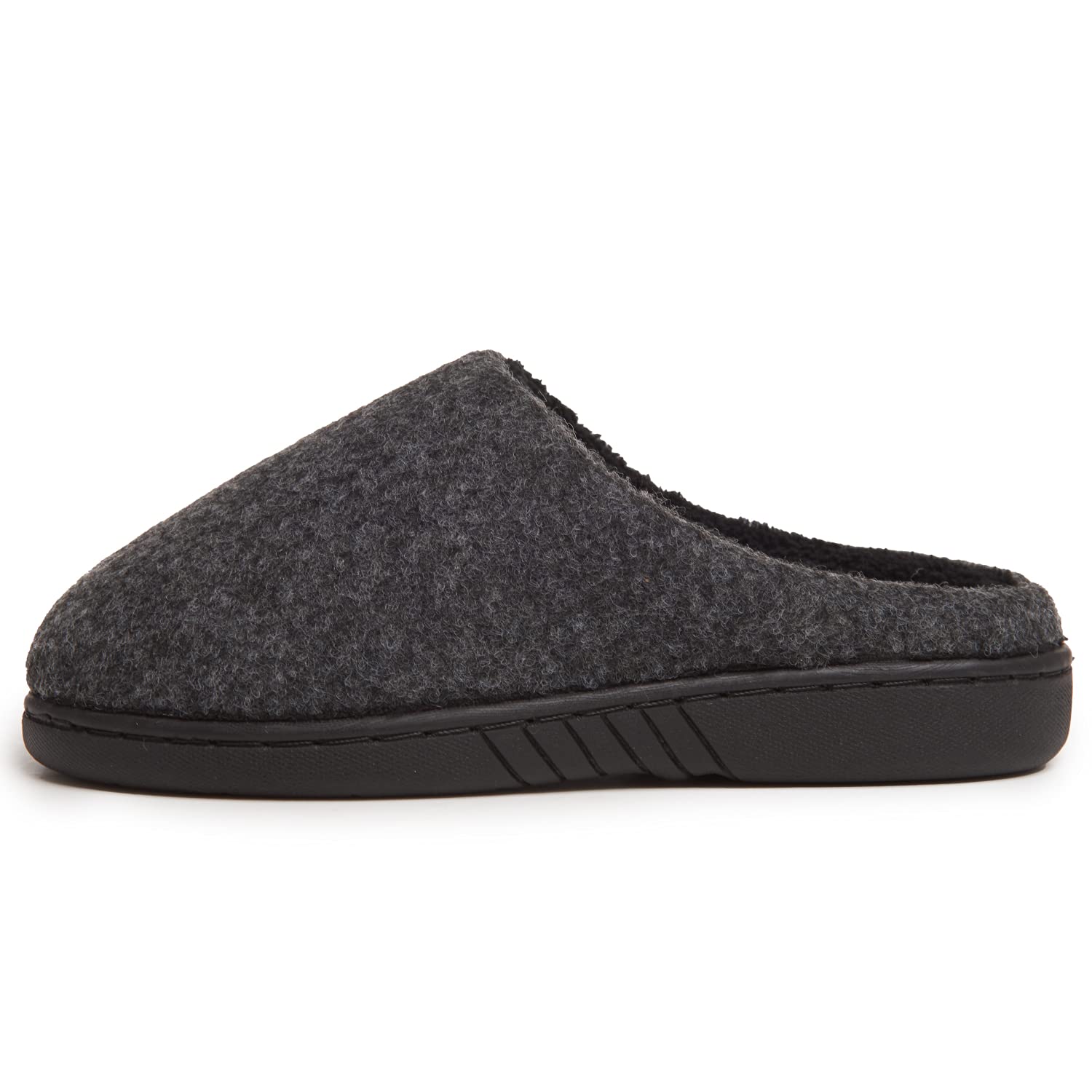 Lucky Brand Boy's Faux Wool Clog Slippers with Memory Foam