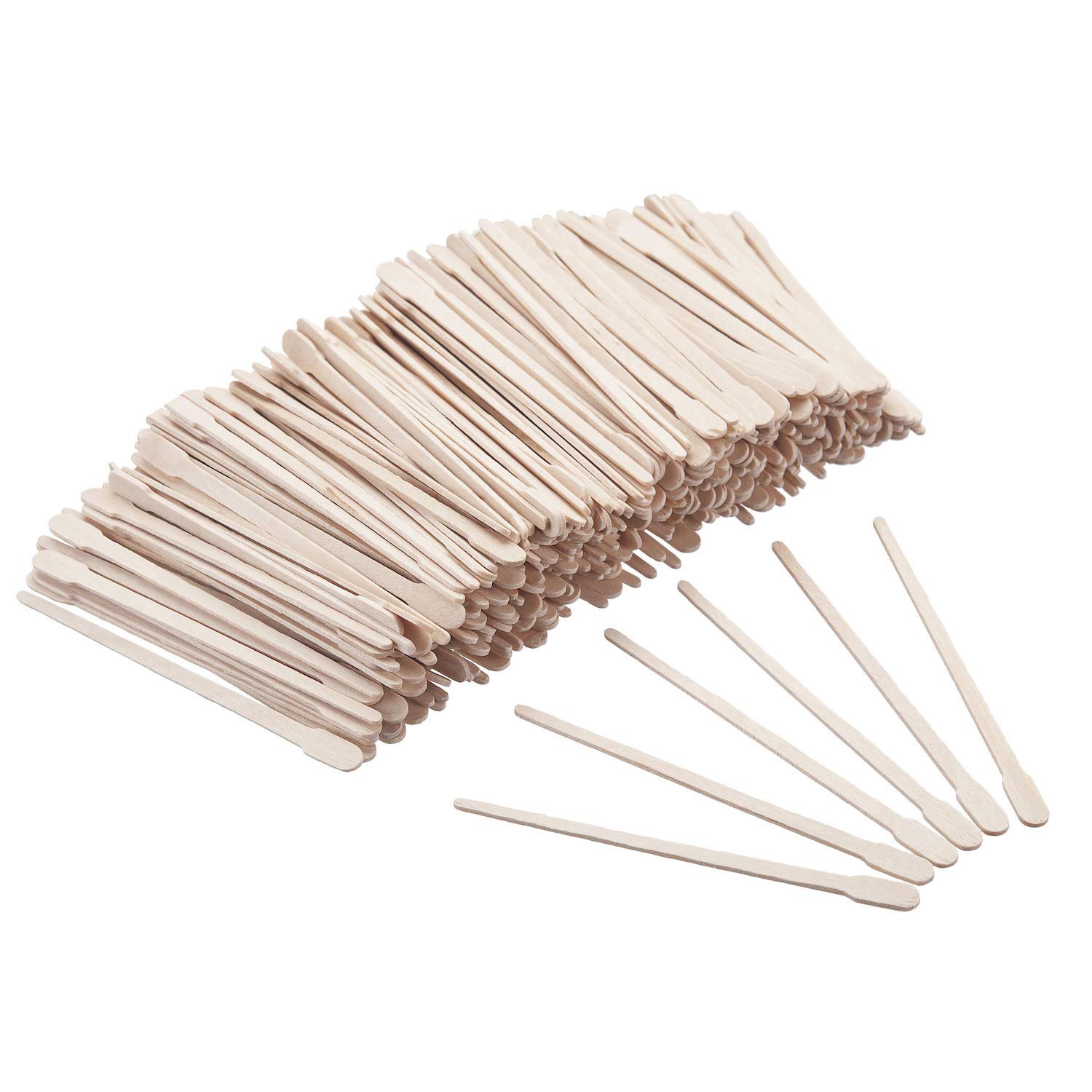 ONUPGO 600 Small Wax Sticks Waxing Wood Sticks Spatula Wooden Waxing Applicator Sticks Face & Eyebrows Hair Removal Sticks