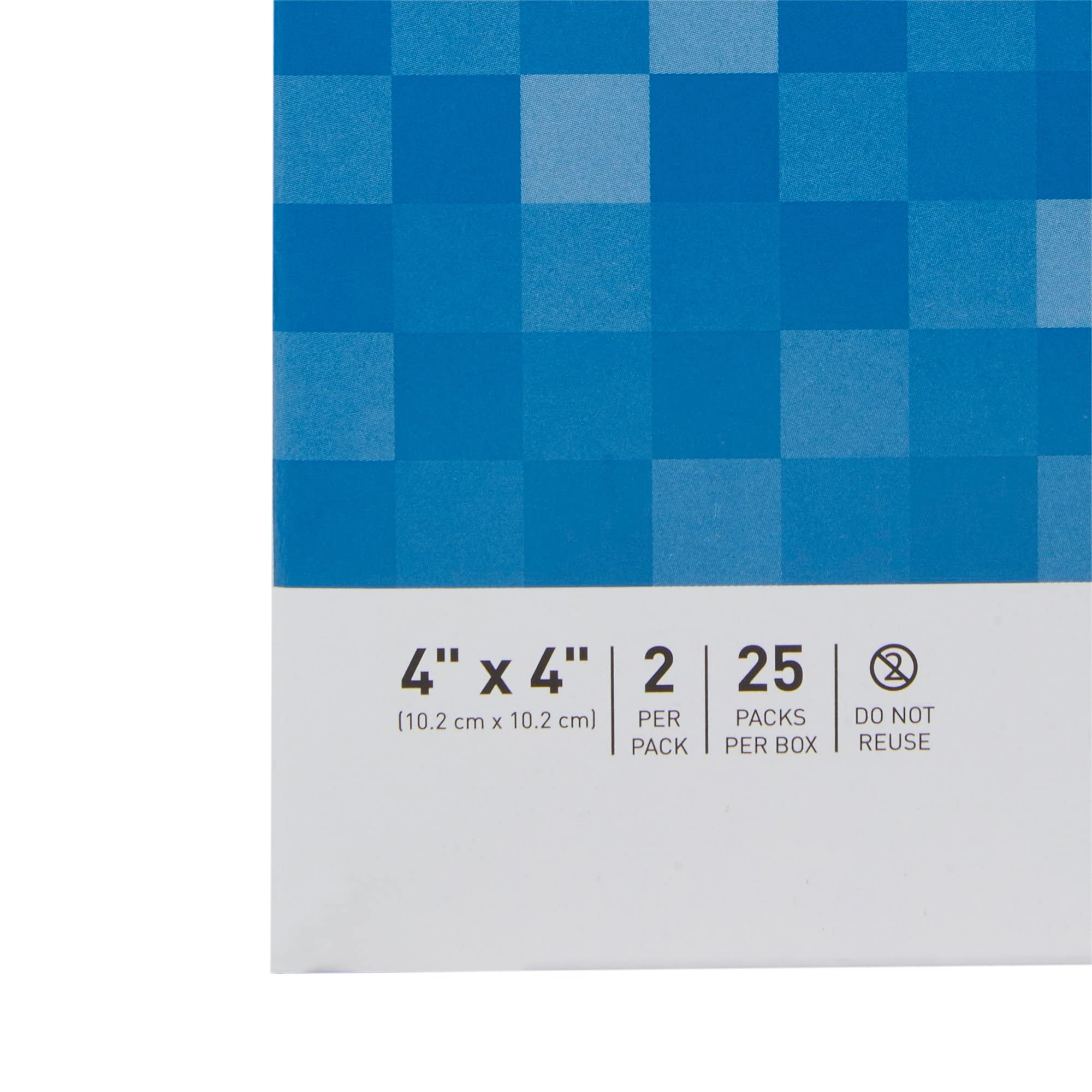 McKesson Woven Gauze Sponges, Sterile, 12-Ply, 100% Cotton, 4 in x 4 in, 2 per Pack, 25 Packs, 50 Total