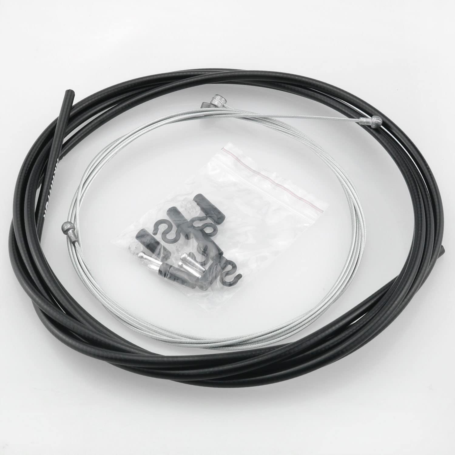MTQY Bike Shifter Cable Kit Black Bicycle Brake Cable Housing Set