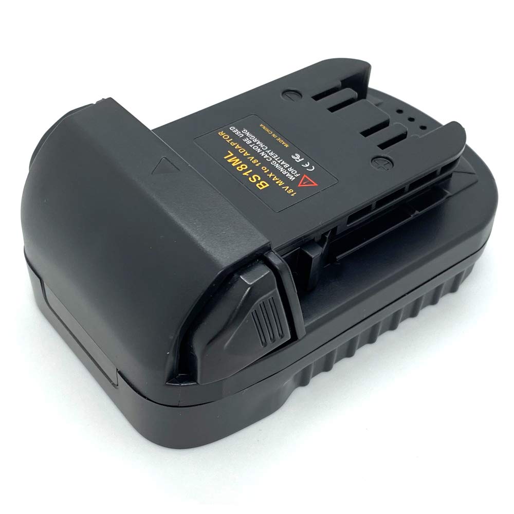 QINIZX Battery Adapter for Bosch to Milwaukee M18 18V Lithium-Ion Cordless Tool, Convert Bosch 18V Lithium Battery BAT609 BAT612 to Milwaukee 18-Volt Lithium Battery Converter