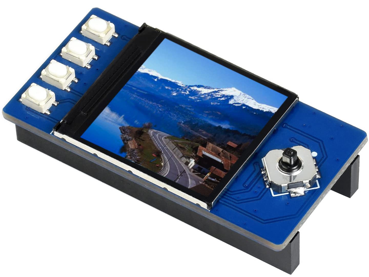 waveshare 1.3inch RGB LCD Display Module for Raspberry Pi Pico, 240×240 Resolution IPS Screen 65K RGB Color SPI Interface, 2.6~5.5V Operating Voltage