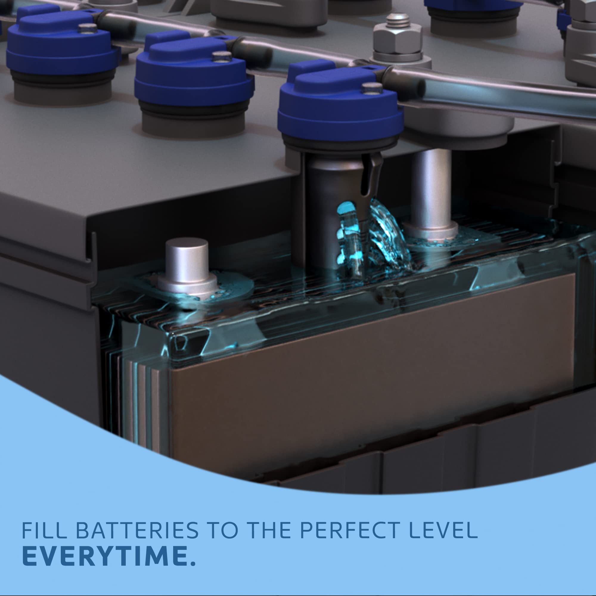 Rolls Surrette (5000 Series only) Solar 24 Cell Battery Watering System | Solar Watering System