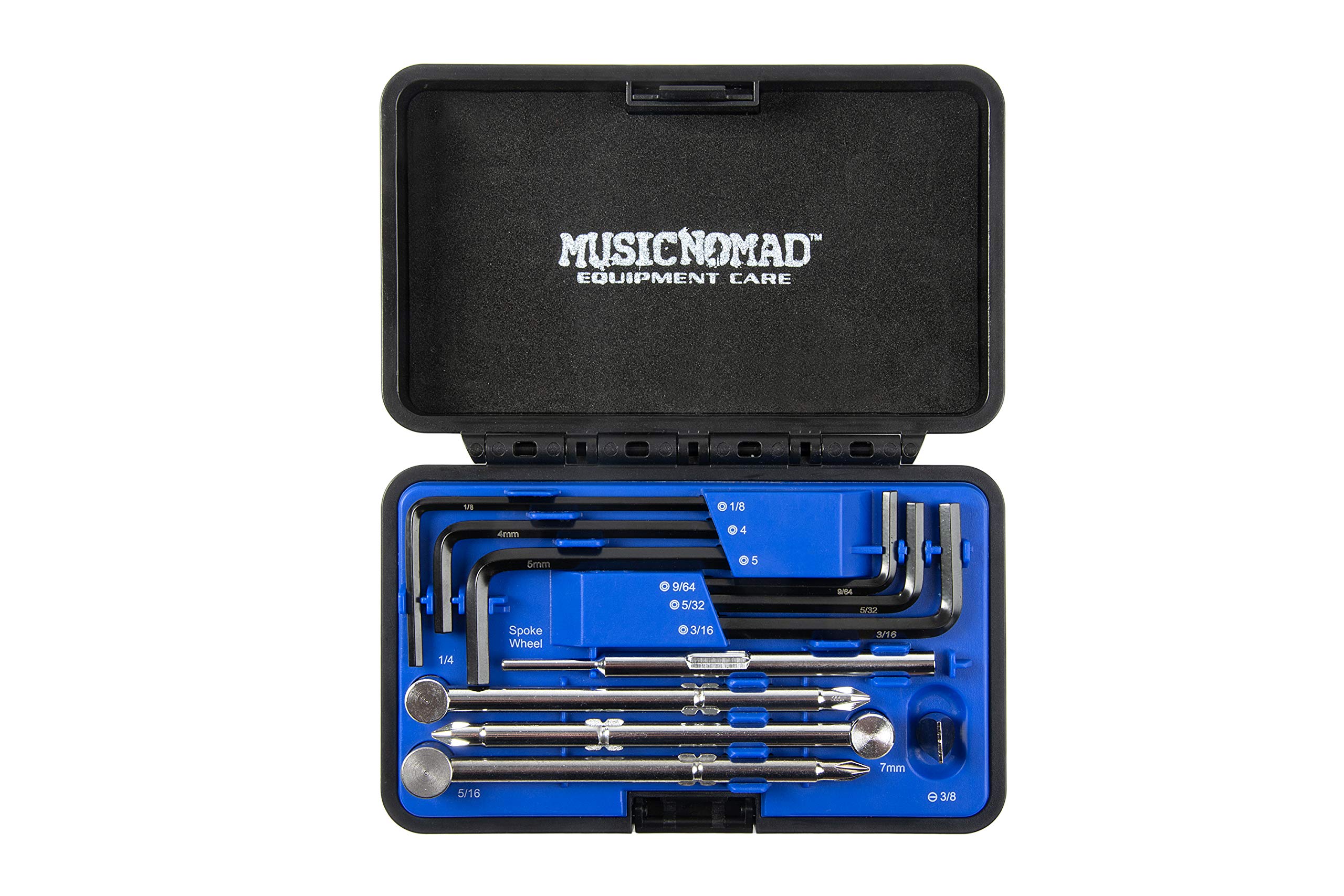 MusicNomad KEEP IT SIMPLE, SETUP (KISS)™ Starter Kit Bundle - 6 pc. Gauge Set, 26 pc. Guitar Tech Tool Set, 11 pc. Truss Rod Wrench Set (MN609)