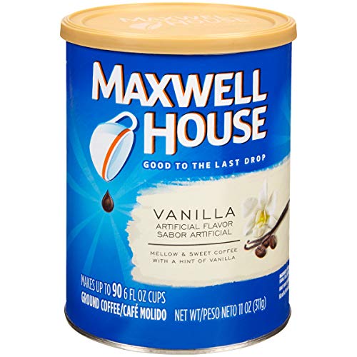 Maxwell House Vanilla Ground Coffee (11oz Jars, Pack of 3)