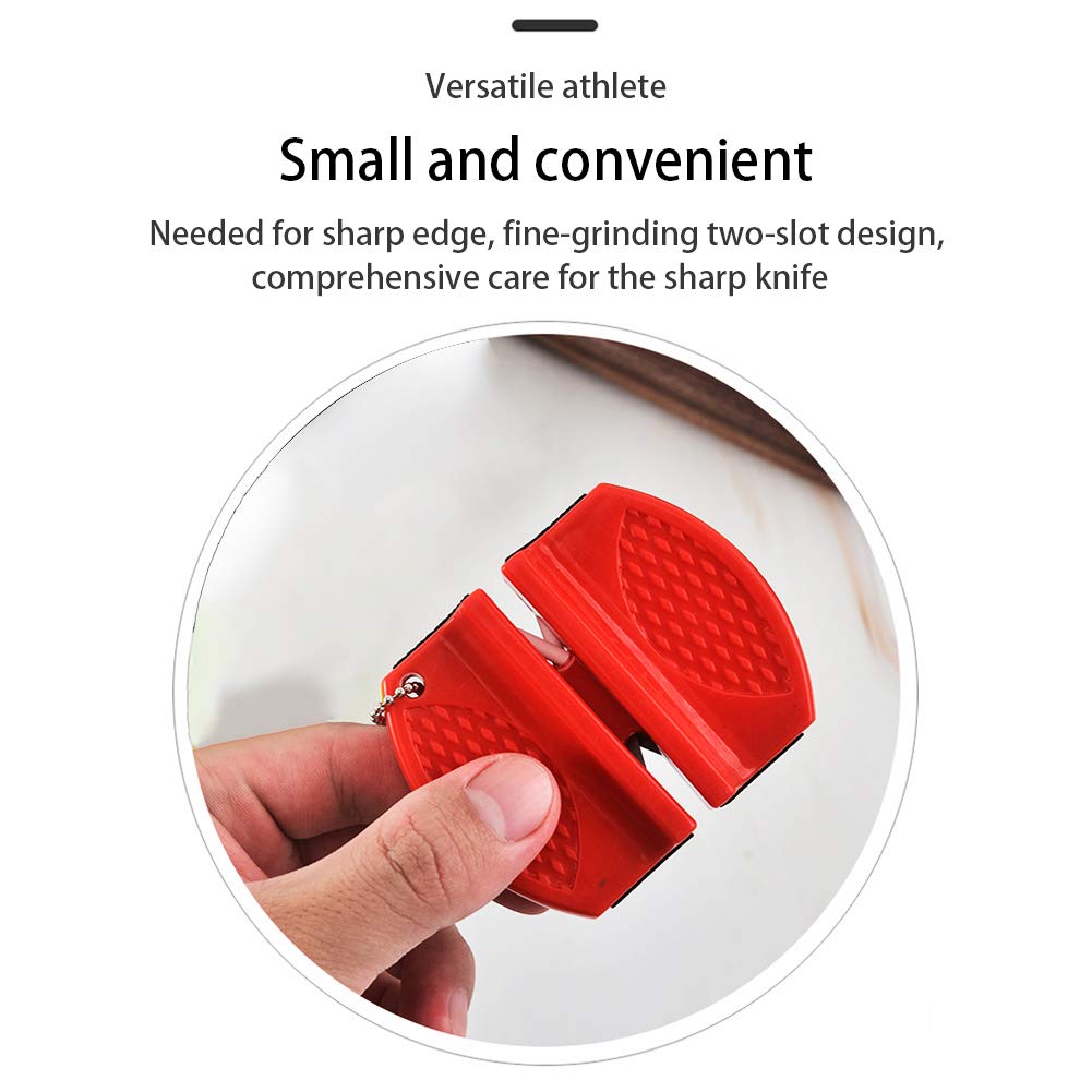 Portable Knife Sharpener Mini Knife Sharpener Pocket Knife Sharpener Handheld Automatic Knife Sharpener Kitchen Fixed Angle Knife Sharpener