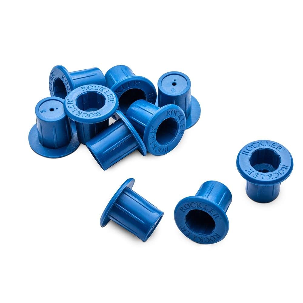 Router Bit Storage Inserts (10 Pack) - Holds 1/4β & 1/2β Shank Router Bits for Horizontal or Vertical Storage β Durable Molded Polyethylene Router Bit Storage Set β Neat, Clean Storage for Router Bits