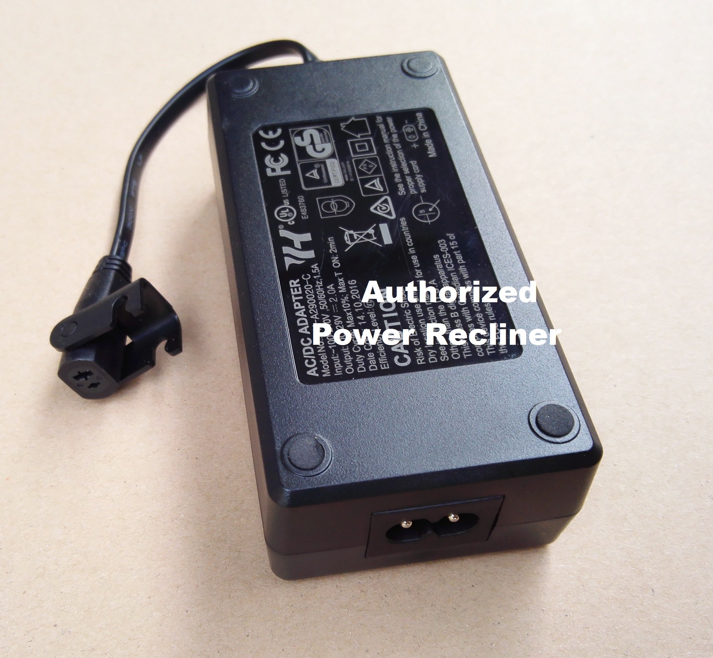 Power Recliner or Lift Chair AC/DC Power Supply Transformer 29V 2A for Okin Limoss Golen Lazboy