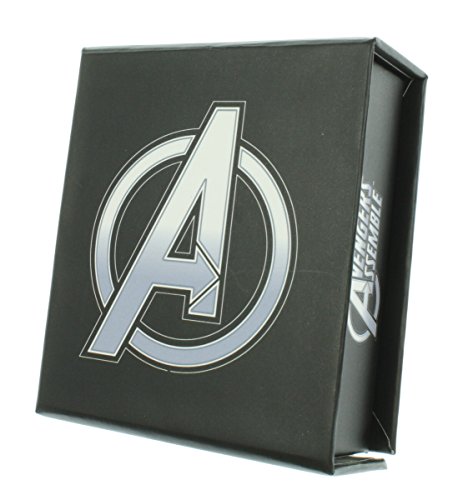 Marvel Comics Officially Licensed Hypoallergenic Stainless Steel Captain America Shield Chain Pendant Necklace, 16"