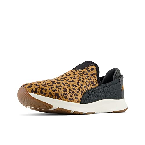 New Balance Women's DynaSoft Nergize V1 Slip On Cross Trainer, Black/Tobacco, 9.5 Wide