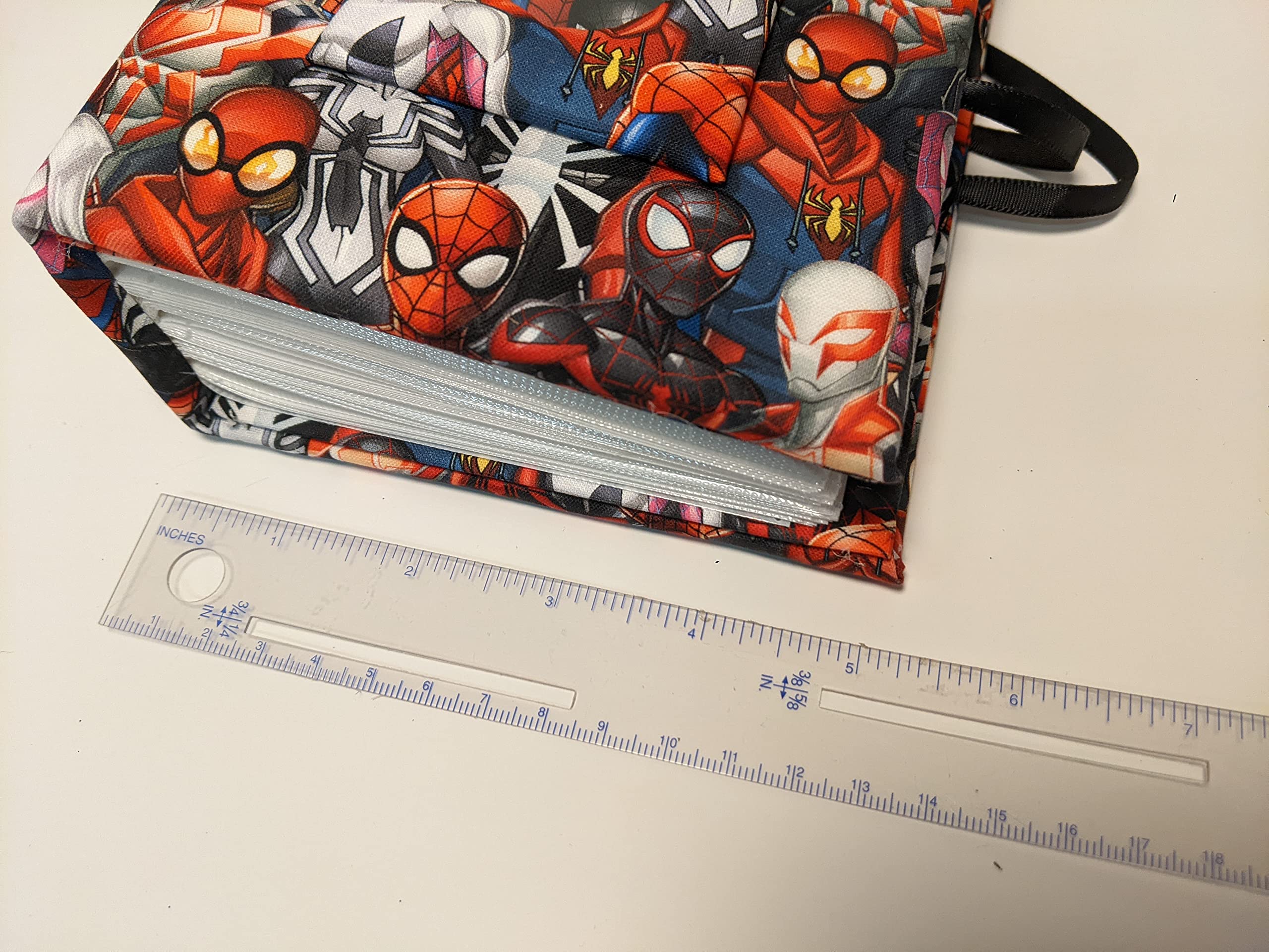 Marvel Spiderman Custom Personalized Photo Album 4 - Holds 100 4x6 Photos - Handmade