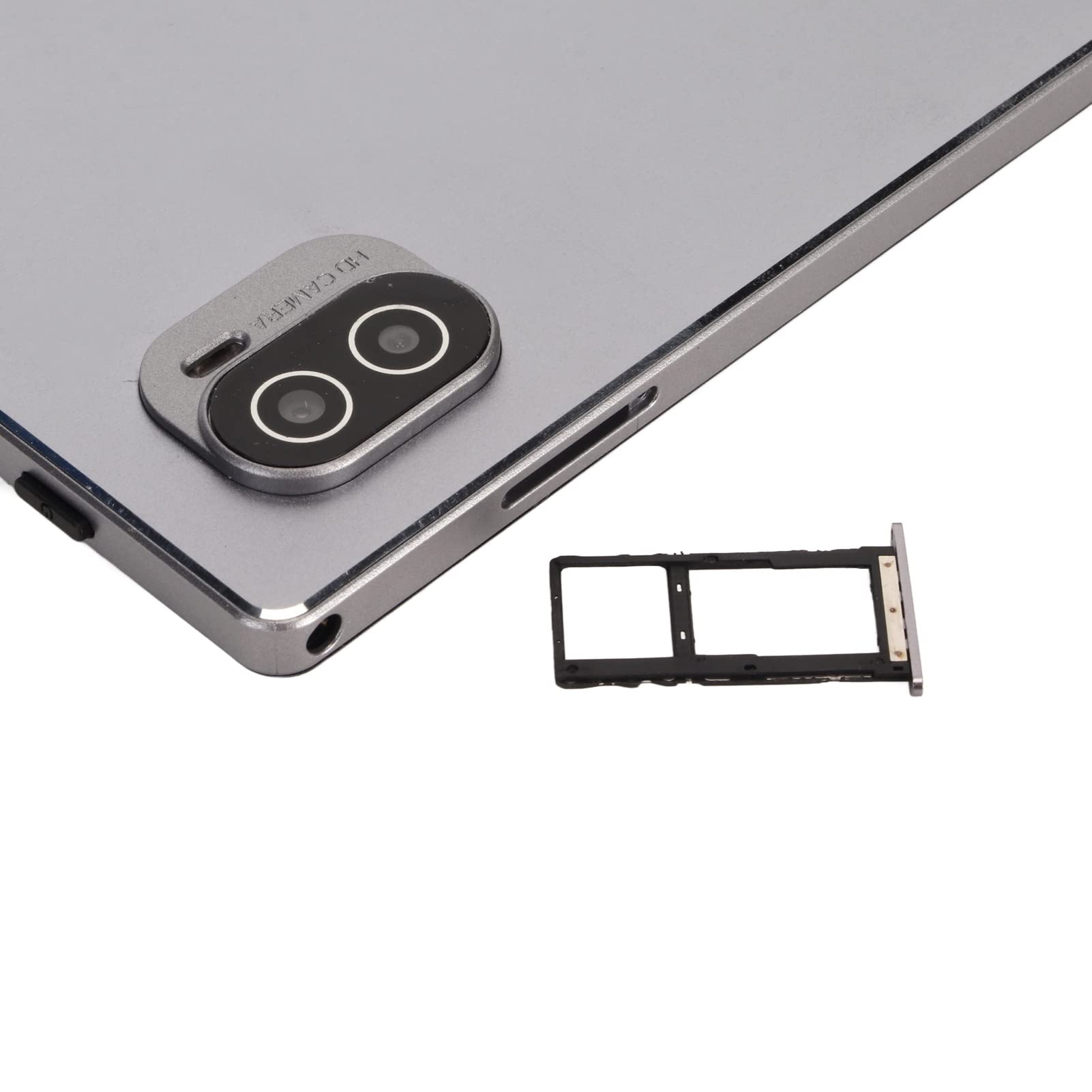 Pssopp HD Tablet, Gaming Tablet US Plug 100‑240V 8800mAh Battery Dual Camera 6GB RAM 64GB ROM (Iron Gray)