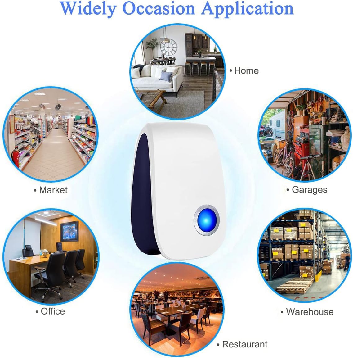 Ultrasonic Pest Repellent, 10 Packs Mouse Repellent Pest Plug in Electronic Rodent Repellent, Indoors Ultrasonic Bug Wall Insect Mosquito Ant Mice Spider Roaches Repeller for Home, School, Office