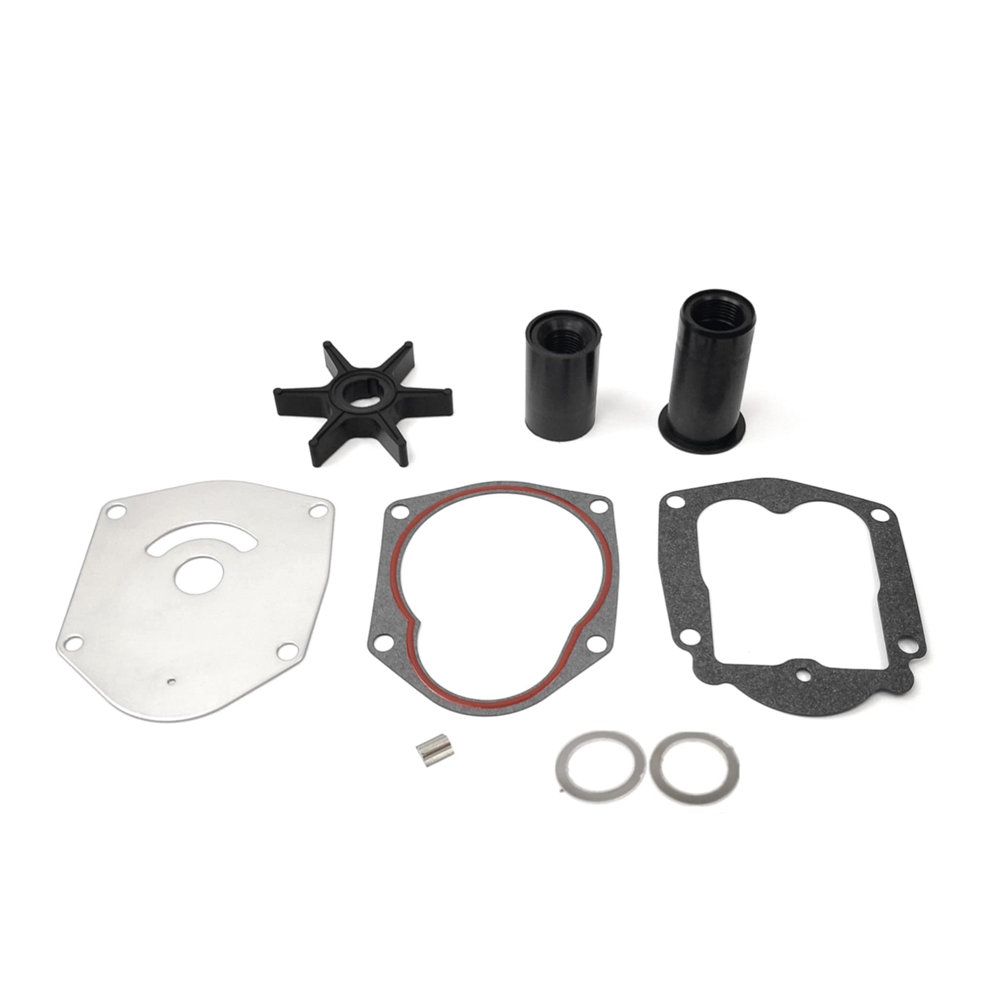 MARKGOO 821354A2 Water Pump Impeller Repair Kit for Mercury Mariner Force Outboard 25 30 40 45 50 HP BigFoot Boat Motor Engine Parts Replacement Quicksilver Sierra Marine 18-4531 821354A1 821354A04
